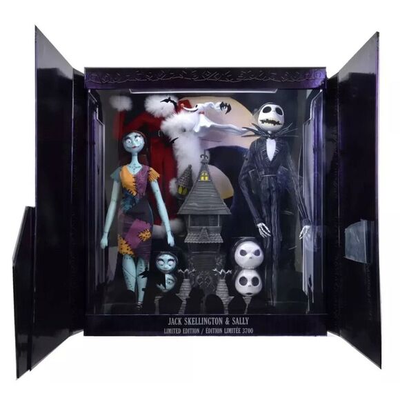 Disney | Toys | New The Nightmare Before Christmas 3th Anniversary Doll Set Jack Sally Zero Le ...